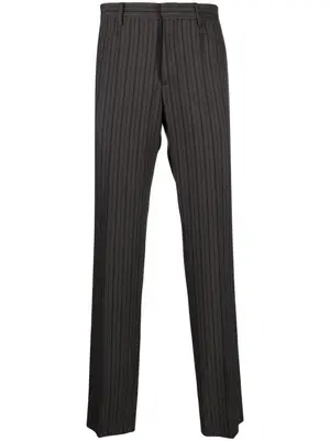 Moschino Stripe-pattern Tailored Trousers - Grey