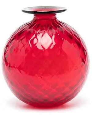 VENINI Monofiore Glass Vase - Red