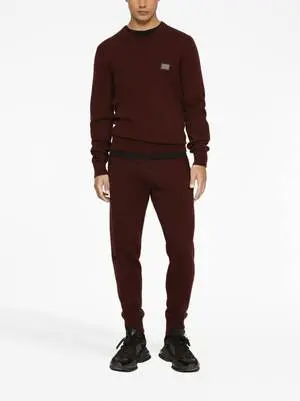 Dolce & Gabbana Logo-plaque Wool Jumper