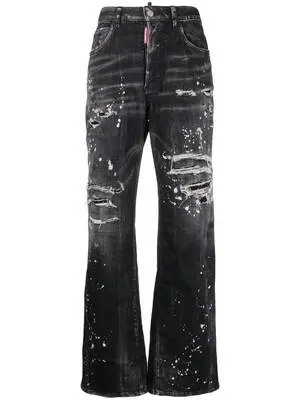 Dsquared2 Distressed Bootcut Jeans
