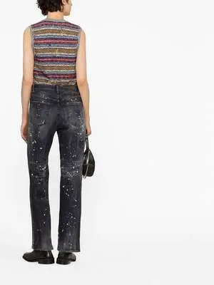Dsquared2 Distressed Bootcut Jeans