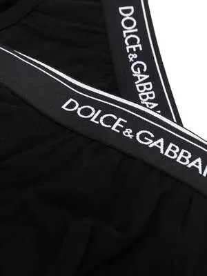 Dolce & Gabbana Logo-waistband Brief - Black