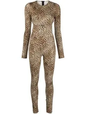 Dsquared2 Leopard-print Bodysuit - Yellow