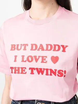 Dsquared2 Slogan-print Cotton T-shirt - Pink