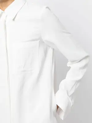 TWP Long-sleeve Maxi Shirt Dress - White