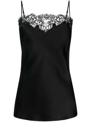 Stella McCartney Lace-trimmed Cami Top - Black