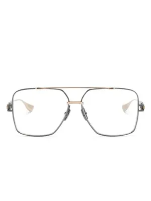 Dita Grand Emperik Square-frame Glasses - Black