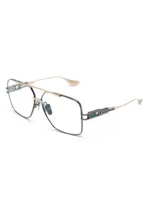 Dita Grand Emperik Square-frame Glasses - Black