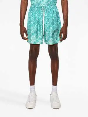 Amiri X Palm Logo-print Deck Shorts