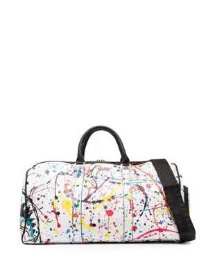 SPRAYGROUND KID Paint-splatter Zipped Holdall