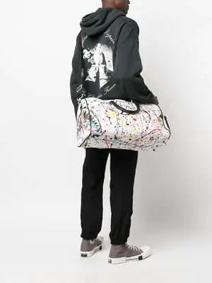 SPRAYGROUND KID Paint-splatter Zipped Holdall