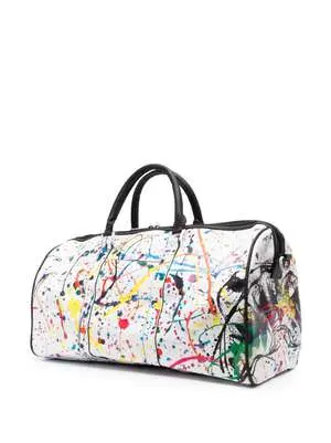 SPRAYGROUND KID Paint-splatter Zipped Holdall