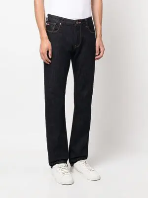Emporio Armani Dark Wash Straight Leg Jeans