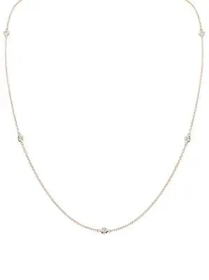 PRAGNELL 18kt Rose Diamond Necklace - Gold