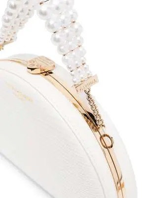ASPINAL OF LONDON Luna Clutch Bag - White