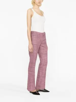 Stella McCartney Mélange-effect Wool Trousers