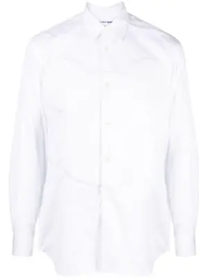 Comme Des Garçons X Be@rbrick Long-sleeve Cotton Shirt