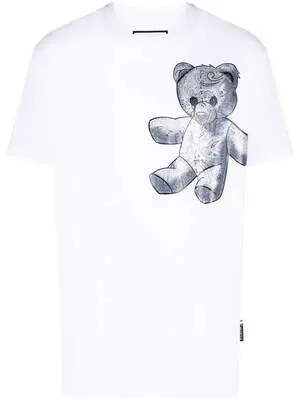 Philipp Plein Teddy Bear Paisley-print T-shirt