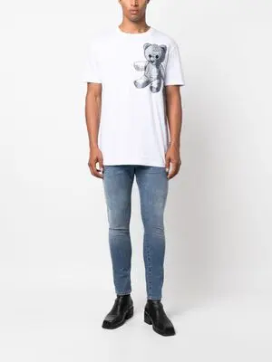 Philipp Plein Teddy Bear Paisley-print T-shirt