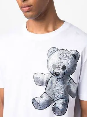 Philipp Plein Teddy Bear Paisley-print T-shirt
