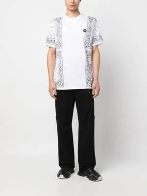 Philipp Plein Bandana-print Short-sleeve T-shirt