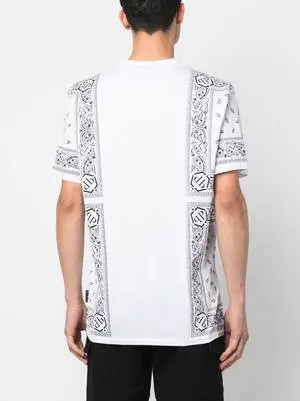 Philipp Plein Bandana-print Short-sleeve T-shirt