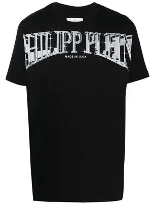 Philipp Plein Ss Kimono Cut Cotton T-shirt
