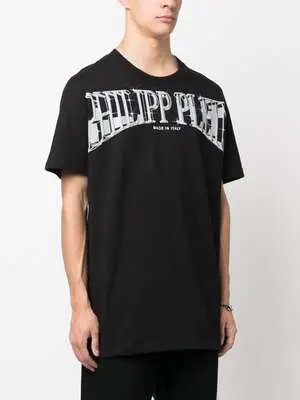 Philipp Plein Ss Kimono Cut Cotton T-shirt