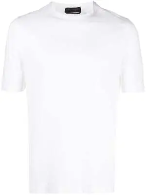 DELL'OGLIO Round-neck Cotton T-shirt