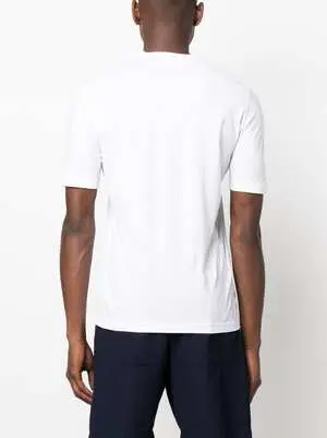 DELL'OGLIO Round-neck Cotton T-shirt