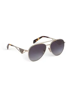 Prada Symbole Pilot-frame Sunglasses