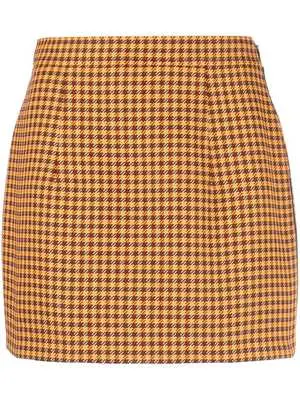 Marni Check Pattern Miniskirt
