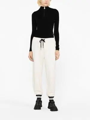 Moncler Striped-trim Track Pants - White