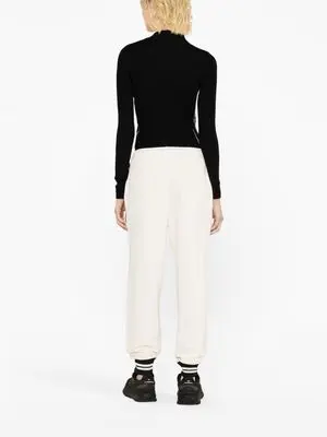 Moncler Striped-trim Track Pants - White