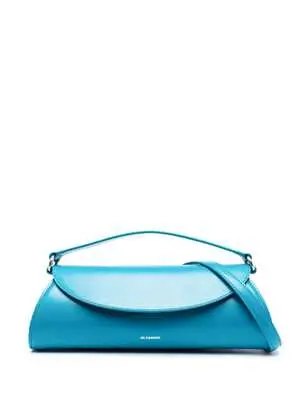 JIL SANDER Cannolo Shoulder Bag - Blue