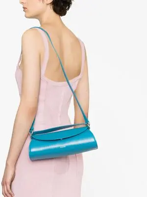 JIL SANDER Cannolo Shoulder Bag - Blue