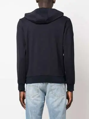 MOORER Drawstring Zip-up Hoodie