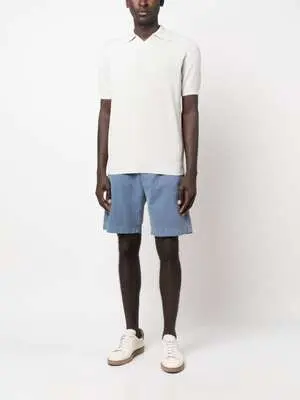 Brunello Cucinelli Ribbed-knit T-shirt - Grey