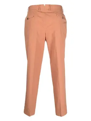 DELL'OGLIO Slim-cut Chino Trousers - Pink