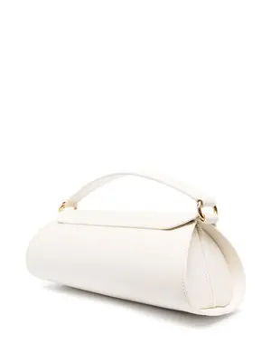 JIL SANDER Small Cannolo Shoulder Bag - White
