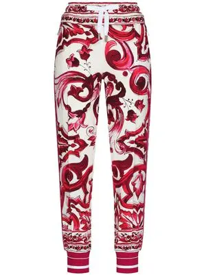 Dolce & Gabbana Zip Up Sports Pants For Women