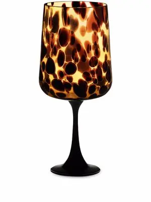 Dolce & Gabbana Spotted Hand-blown Murano Cocktail Glass - Yellow
