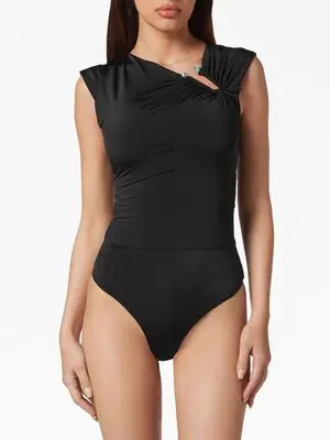 Philipp Plein Shoulder-padded Bodysuit