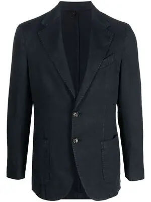DELL'OGLIO Notched-collar Single-breasted Blazer