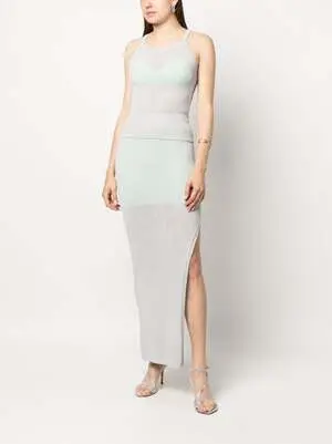 Patrizia Pepe Sleeveless Mesh Tank Top