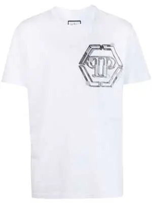 Philipp Plein Logo-print Cotton T-shirt - White