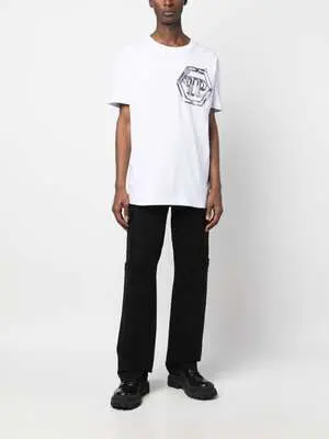 Philipp Plein Logo-print Cotton T-shirt - White