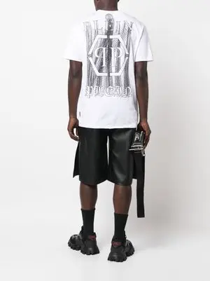 Philipp Plein Round-neck Ss T-shirt - White