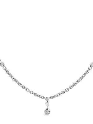 PRAGNELL 18kt White Gold Diamond Charm Necklace