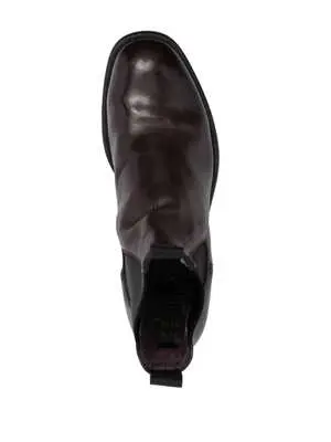 Officine Creative Calixte 004 Leather Ankle Boots